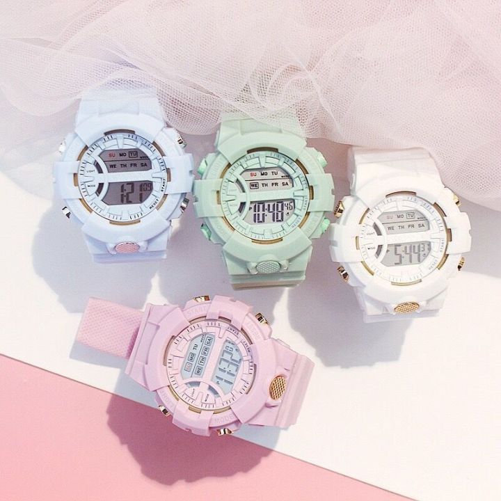 relo for women Korean Macarons Color Ladies Fashion Sport Watches ...