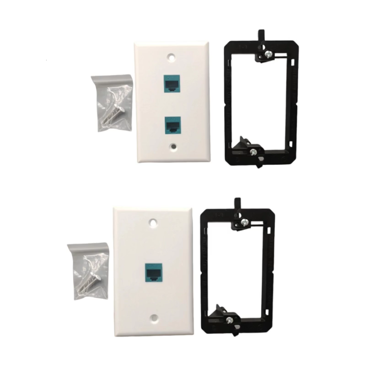 High Performances Ethernet Wall Plate Coupler Face Plates Pass Through ...