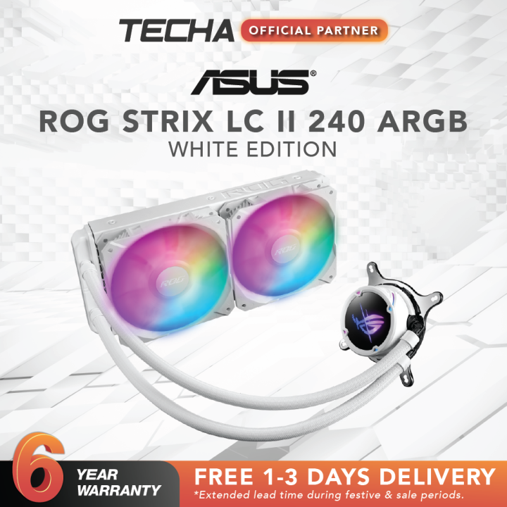 ROG STRIX LC II 240 ARGB CPU Cooler-edisi putih | Lazada