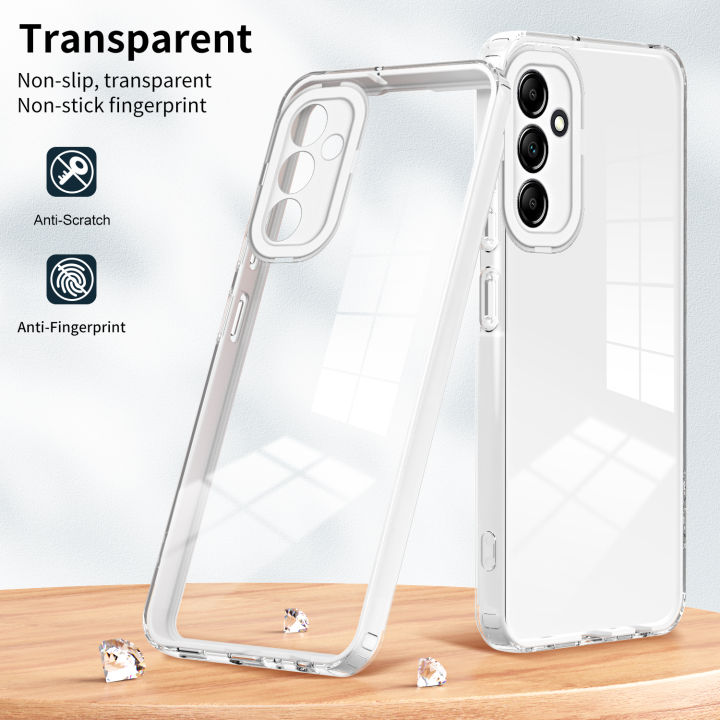 Samsung Galaxy A14 5G Case ,Transparent Hybrid Impact Defender Hard PC ...