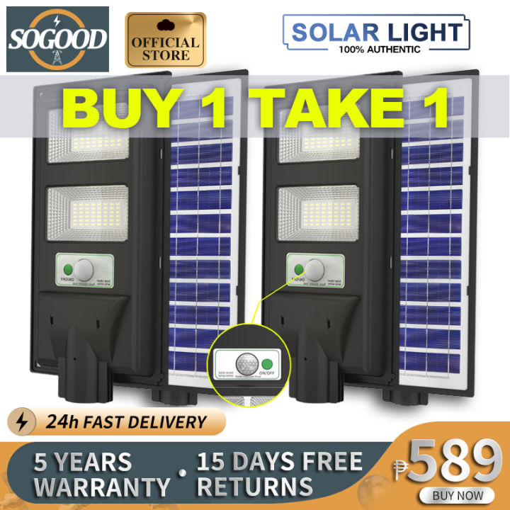 SOGOOD IP67 Solar Street Light Outdoor Waterproof Garden Lights ...