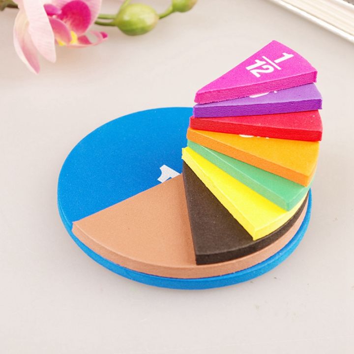 Circular Fractions Counting Kids Early Educational Math Toys Math ...