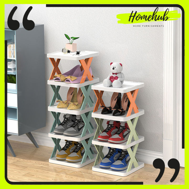 X SHOE RACK D.I.Y STACKABLE SHOE RACK FOLDABLE RAK KASUT ...
