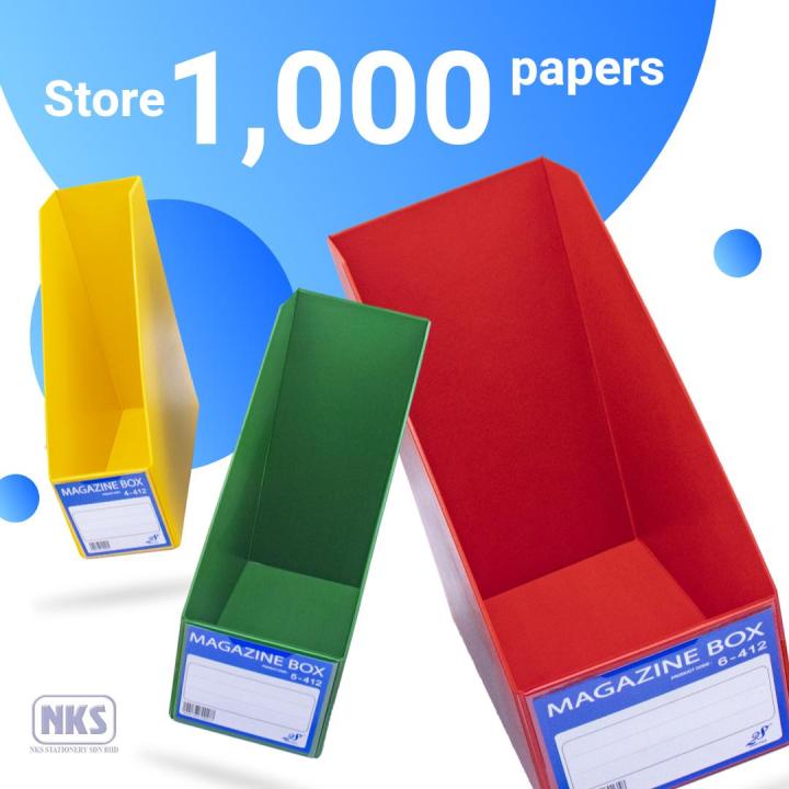 PVC MAGAZINE FILE HOLDER (4" / 5" / 6") | Lazada