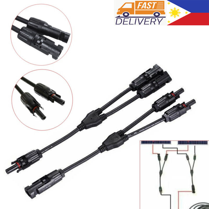 MC4 Y Connector Pair for Paralleling Solar Panel | Lazada PH
