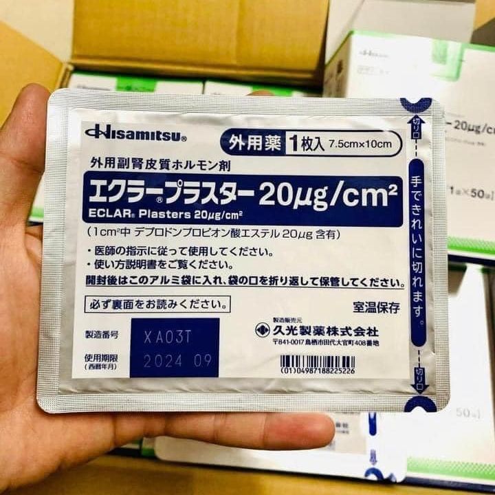 Miếng Dán Ép Sẹo Lồi Eclar Plaster Hisamitsu Nhật Bản - MIẾNG DÁN CHE ...