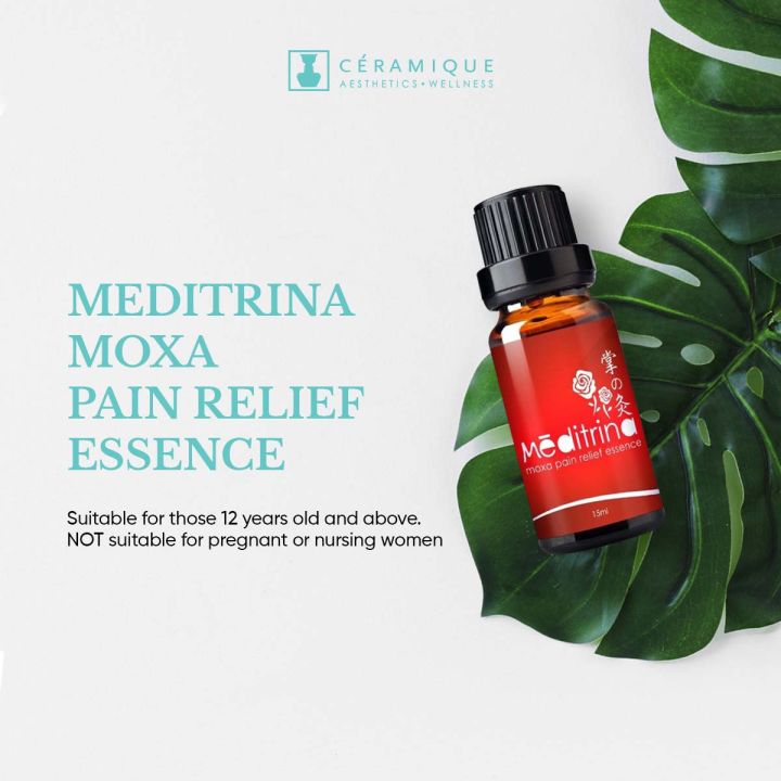 Meditrina Moxa Pain Relief Essence (15ml) | Natural | Organic | Lazada ...