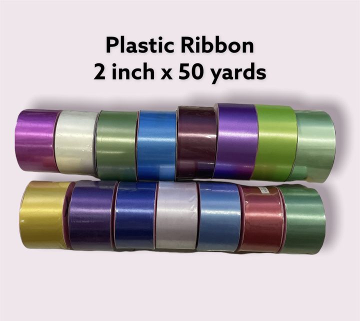 2 inches PLASTIC RIBBON 50yards per roll | Lazada PH