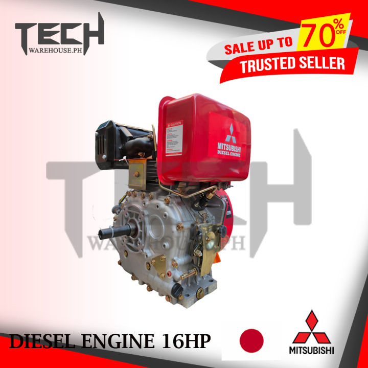 Mitsubishi Diesel Engine 16 HP 196F Highspeed Lowspeed Electric And ...