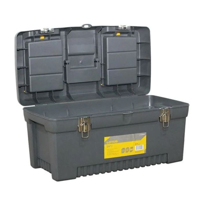 LOTUS 20" Inch Tool Box Toolbox Organizer Storage With Removable Tray ...
