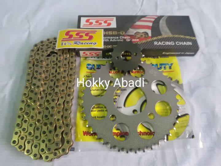 Gear Set 415 SSS Rantai SSS HSBT CBR150/CB150 R (Baut 4 atau Baut 6 ...