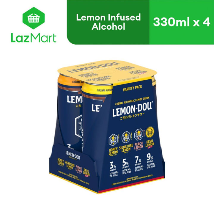 Lemon-Dou Variety Pack 330ml x 4 | Lazada PH