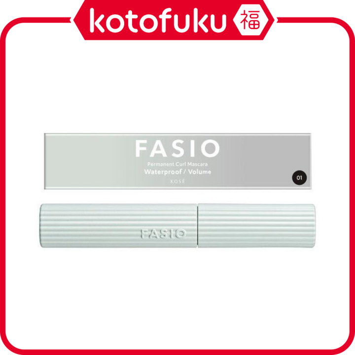Kose Fasio Permanent Curl Mascara WP (Volume) 01 Black | Lazada PH
