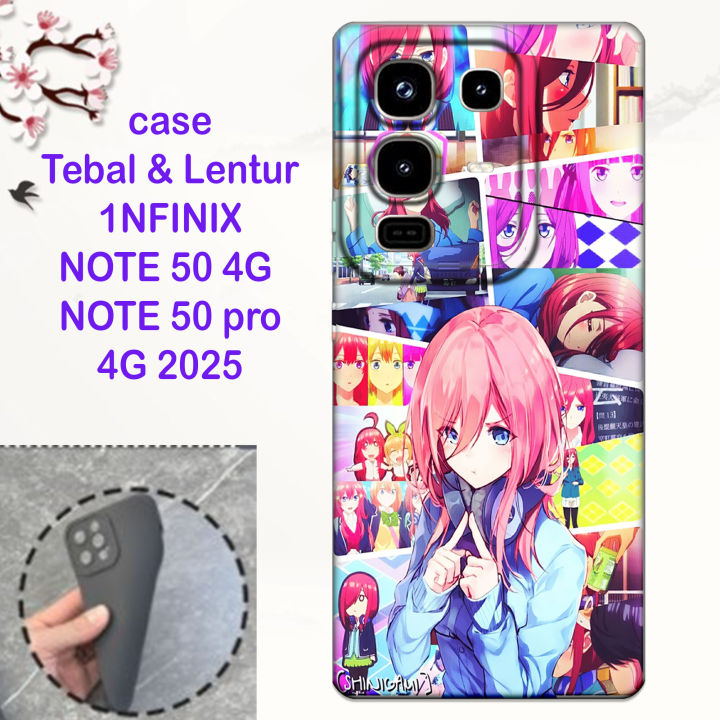Silikon INFINIX Note 50 & Note 50 Pro 4G 2025 case casing Maracon Karet ...