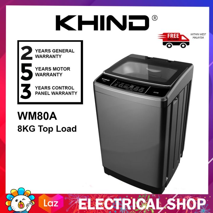 {FREE SHIPPING} Khind 7kg / 8kg Top Load Fully Auto Washing Machine ...