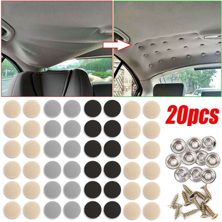 【CC】♞ Car Interior Roof Headliner Ceiling Fastener Screw Caps Fabric ...