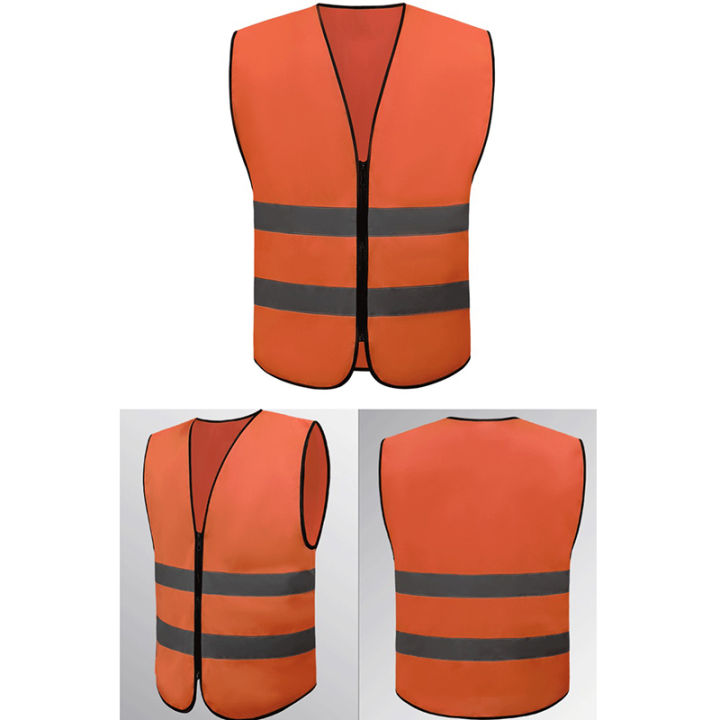 Sissi Neon Security Safety Vest High Visibility Reflective Stripes ...