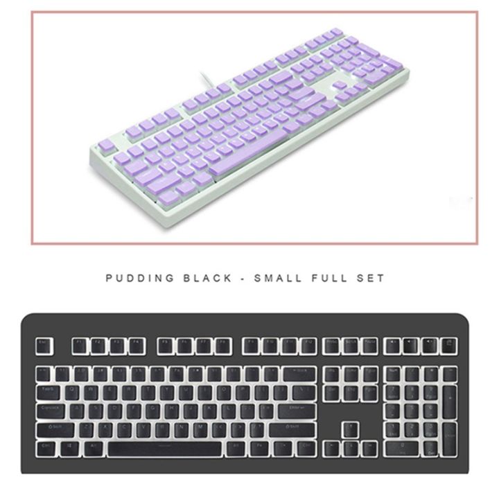 Pudding Keyboard Hat Box Mechanical Keyboard Double Skin Milk ...