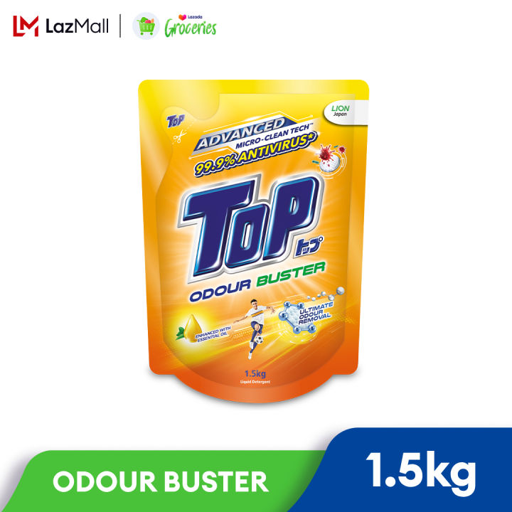 TOP Advance Micro-Clean Tech With 99.9% Antivirus Odour Buster Laundry ...