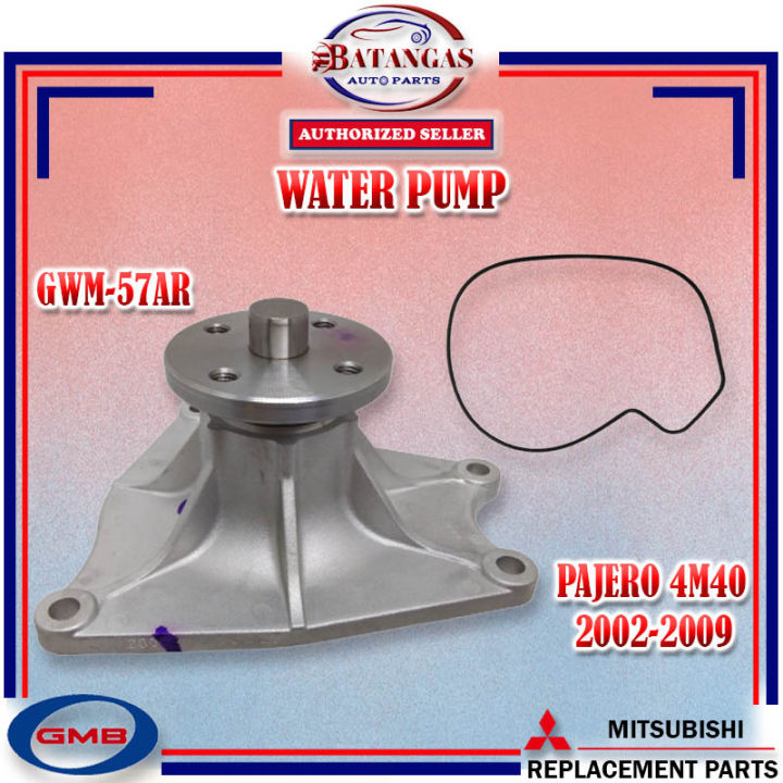 WATER PUMP for MITSUBISHI PAJERO 4M40 (2002-2009) GWM-57AR GBM | Lazada PH