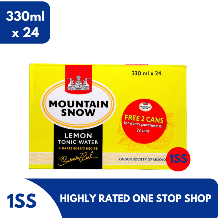 Mountain Snow Lemon Tonic Water, 330ml | Lazada PH
