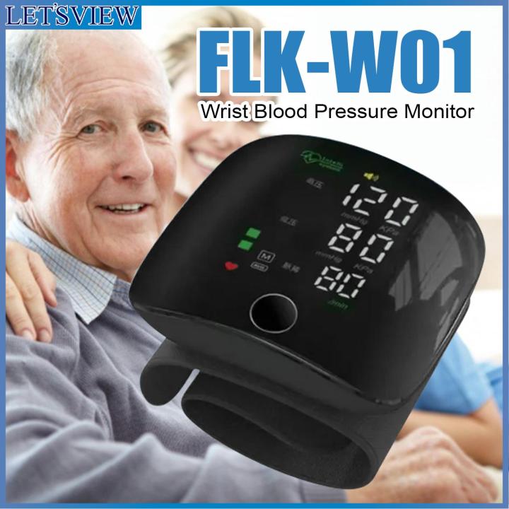 LED Screen Automatic Blood Pressure Monitor Rechargeable Blood Pressure ...