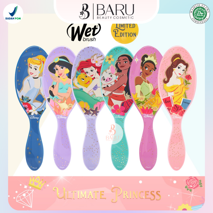The Wet Brush Disney Princess Ultimate Sisir Rambut Hair Care Hair ...