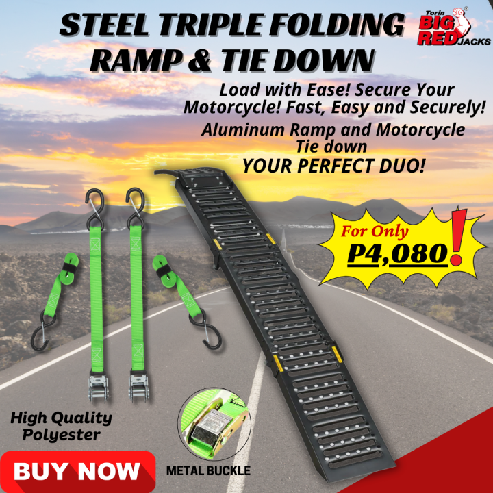 Big Red Aluminum/ Steel Loading Ramp | Lazada PH