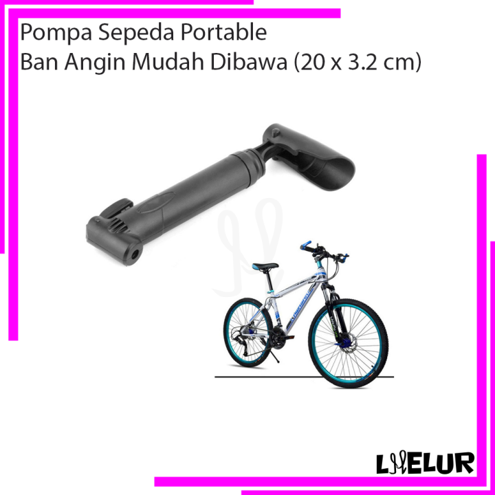 Pompa Sepeda Portable Ban Angin Mudah Dibawa - Lhelur | Lazada Indonesia