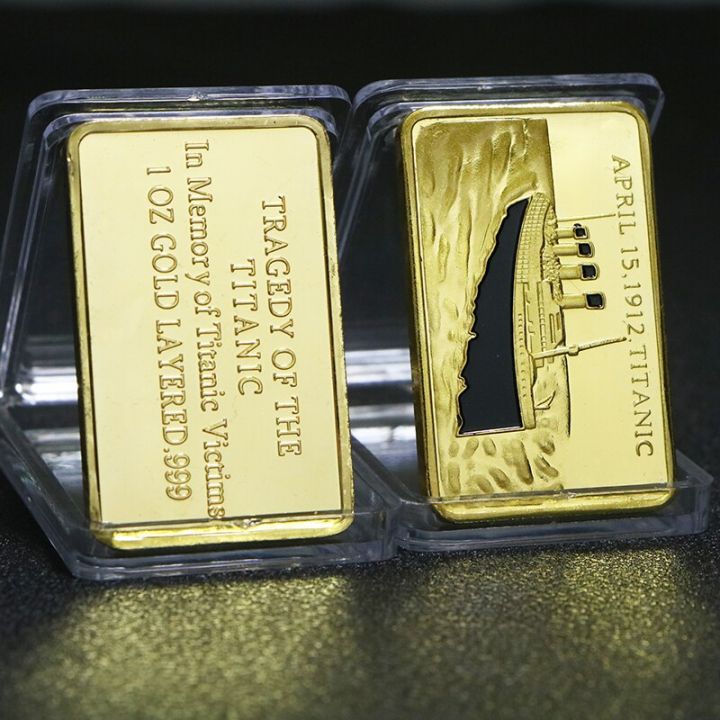 Royal Mail Steamship Titanic 1Oz 24K Gold Bullion Bar In Memory Of ...