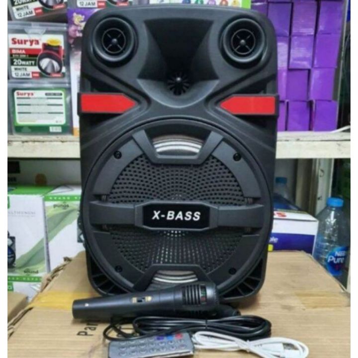 COD TERBARU Salon Aktif Bluetooth Super Bass Ukuran Besar 8,5 INCH F ...