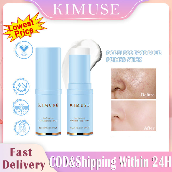 KIMUSE Poreless Face Blur Primer Stick Minimizes Pores & Flawless ...