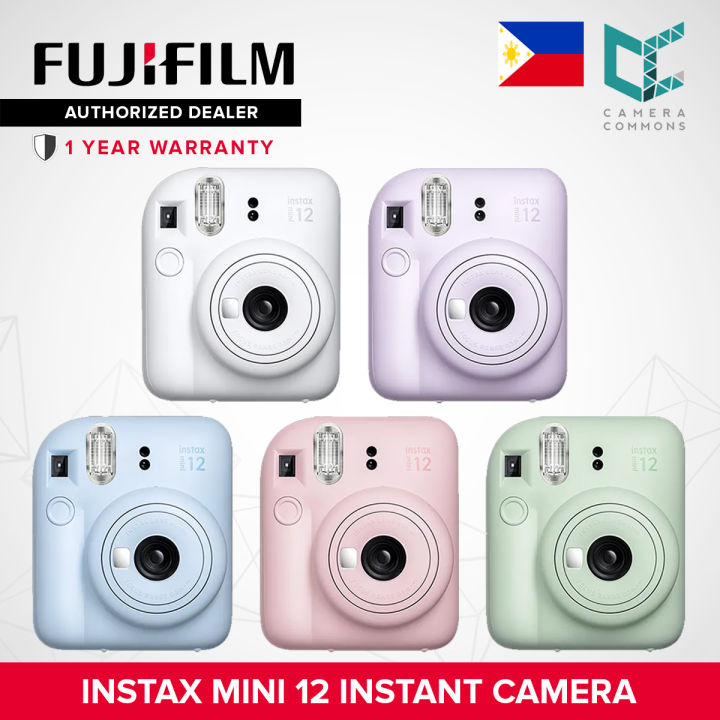 FUJIFILM Instax Mini 12 Instant Camera OFFICIAL Fujifilm PH 1 Year ...