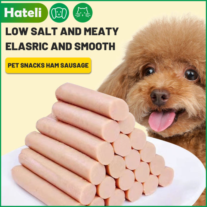 HATELI Dog Treats Pet Sausage 15g Chicken flavor Cat Sausage Pet Snack ...