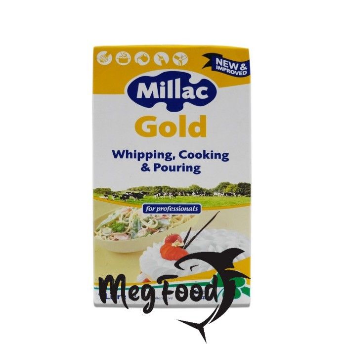 Millac gold cooking cream 1 lt / Millac roselle gold / Whipping cream ...