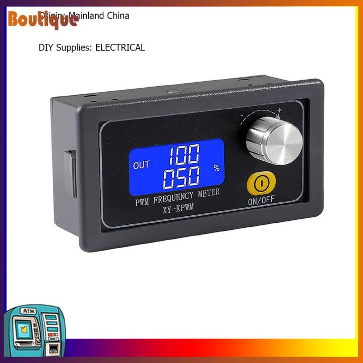 PWM Square/Rectangular Wave Signal Generator Adjustable Duty Cycle Function Generator LCD ...