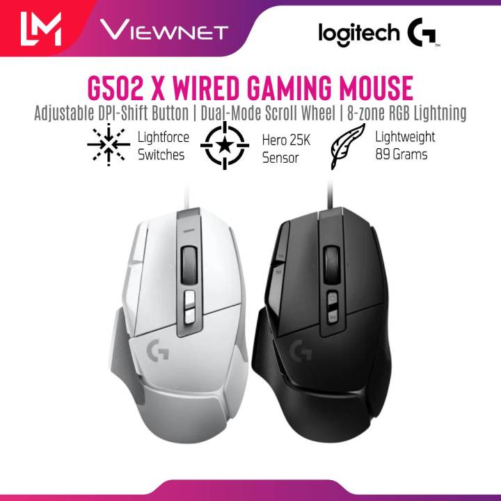 Logitech G502 X Wired / G502 X Plus Wireless Gaming Mouse With ...