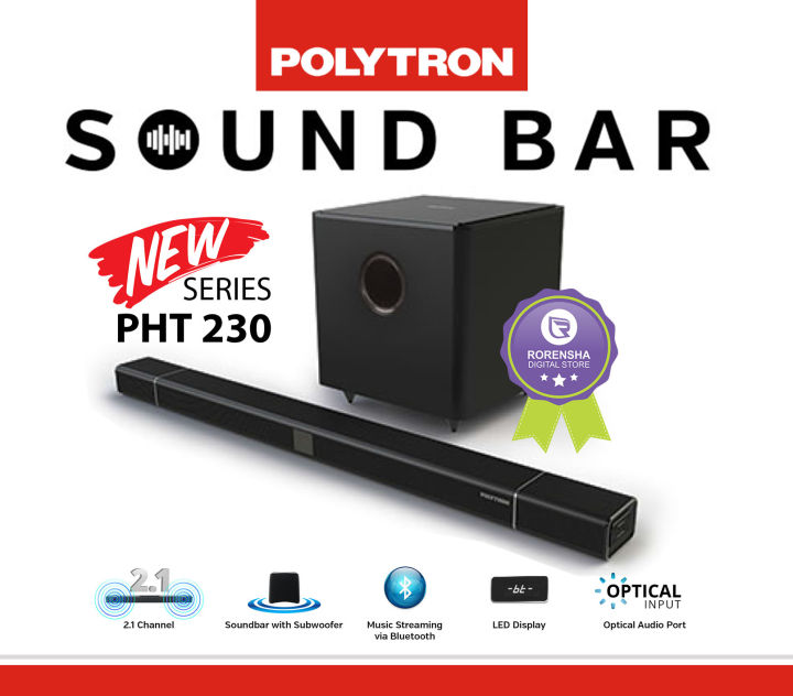 Polytron Soundbar PHT 230 New Series Lazada Indonesia