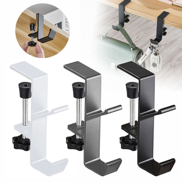 YESPERY MultiFunction Desk Edge Hook Adjustable Backpack Storage Hook ...