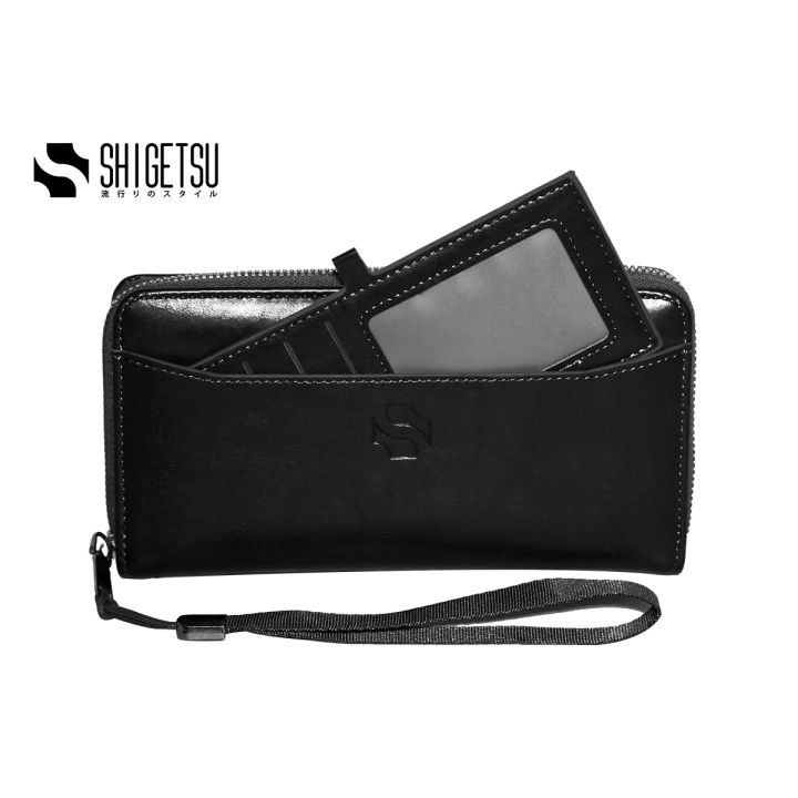 Shigetsu Ome Leather Wallet for Men / Long Wallet / Card Holder / Card ...