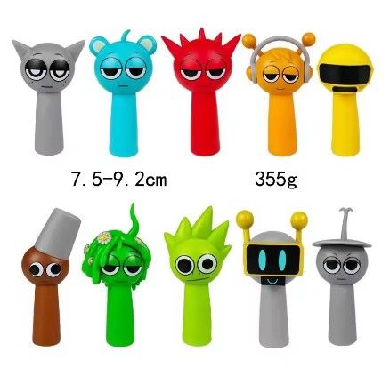 Figure Sprunki Game set Mainan Topper Kue Pajangan | Lazada Indonesia