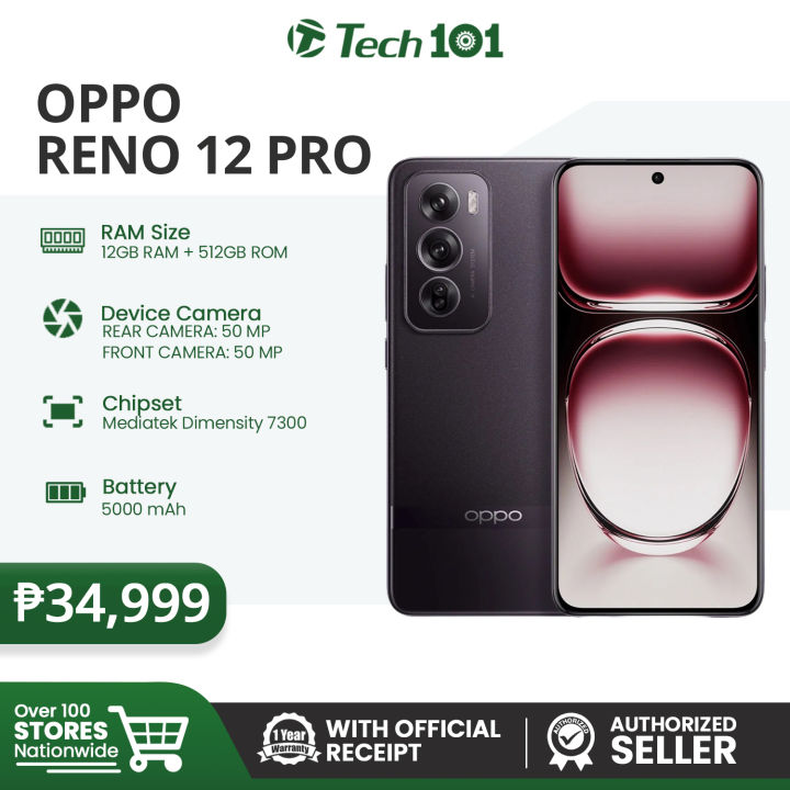 Oppo Reno 12 Pro 5G (12GB+512GB) - With Official Receipt With Warranty ...