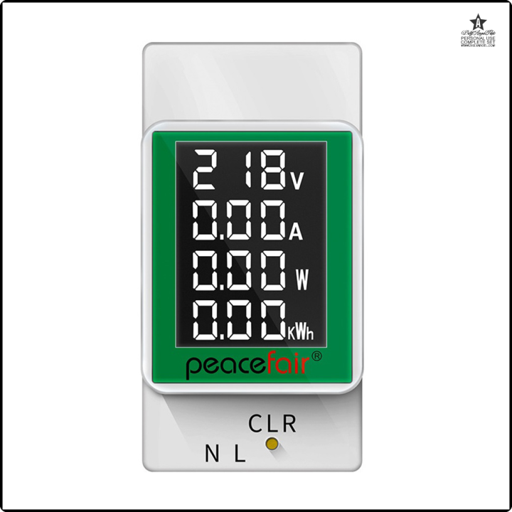 [pdse] Peace fair din rail power energy meter elektronisches kWh meter ...