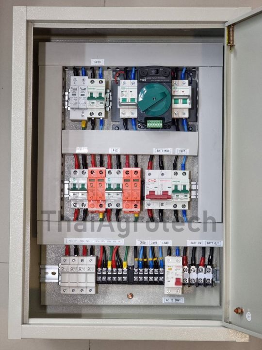 ตู้คอมบายเนอร์แบบไฮบริด 2 สตริง Hybrid Off-grid AC Combiner Box 2 ...