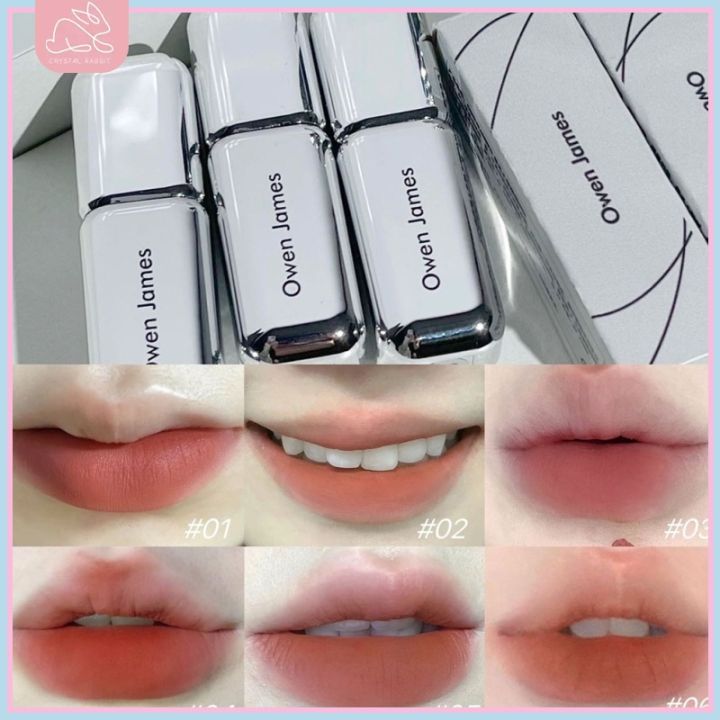 Owen James ลิปสติก เนื้อแมตต์กํามะหยี่ ไม่จางง่าย | Lazada.co.th