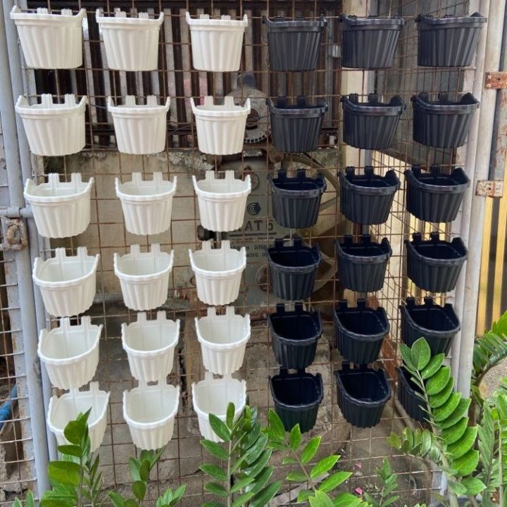 FAMILIFE 12pcs (1 Dozen) 2 Clips Colored Hanging Small Vertical Flower ...