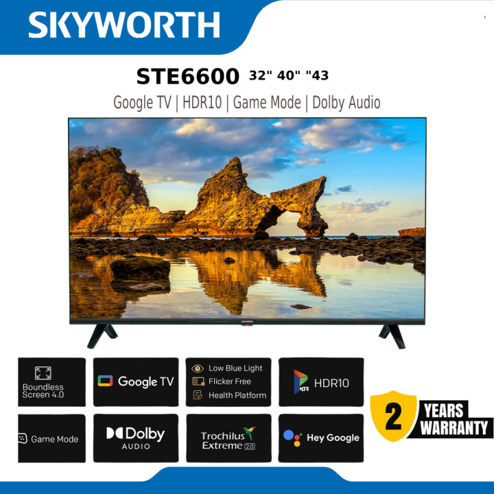 [Installation] SKYWORTH Smart TV 32" / 40" / 43" FHD Google LED TV ...