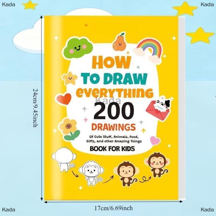 Kada 200+ Step-by-Step Drawing Book - How To Draw Anything For Painting ...