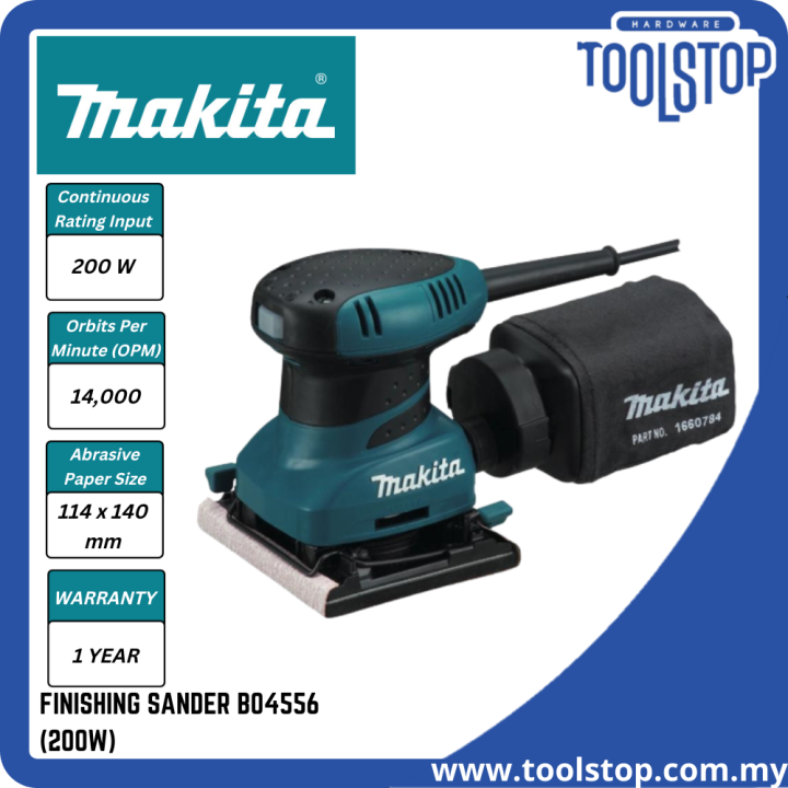 MAKITA FINISHING SANDER BO4556 (200W) | Lazada