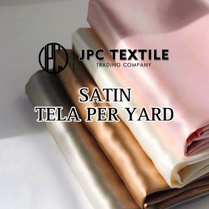 Light satin Tela Per Yard Classic Glossy Fabric | Lazada PH